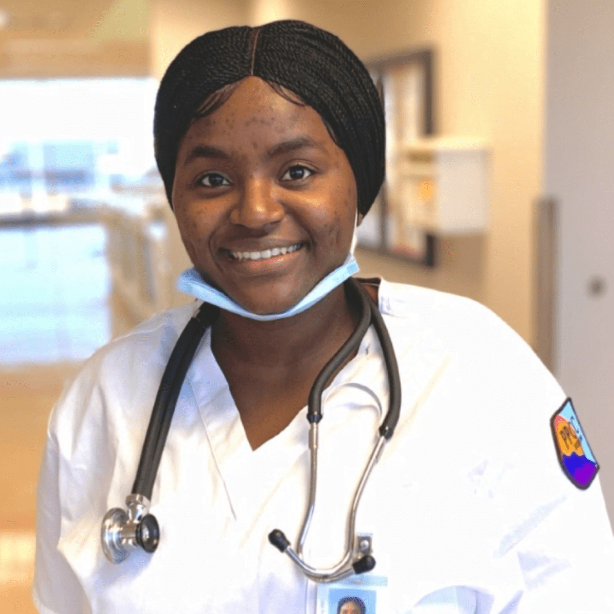 Recognized for her efforts to serve her community